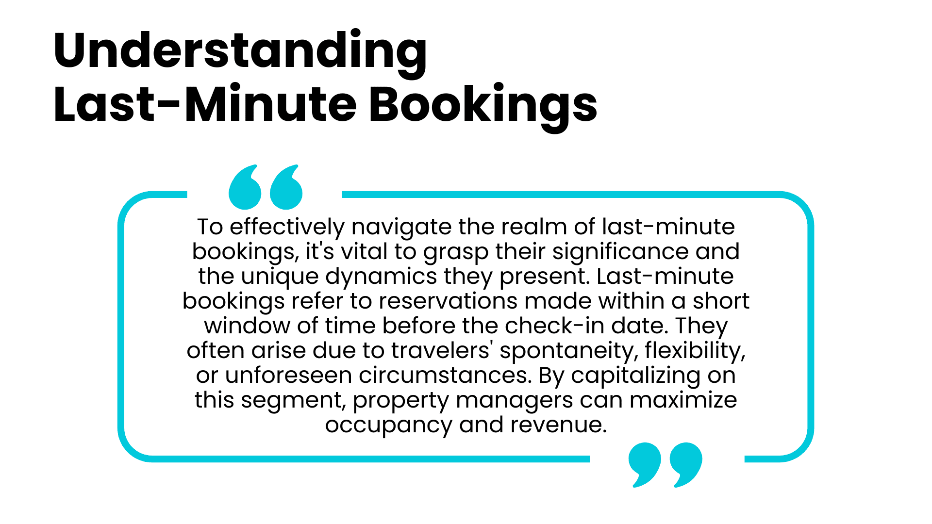 Leveraging Discounts for Last-Minute Bookings » Quibble